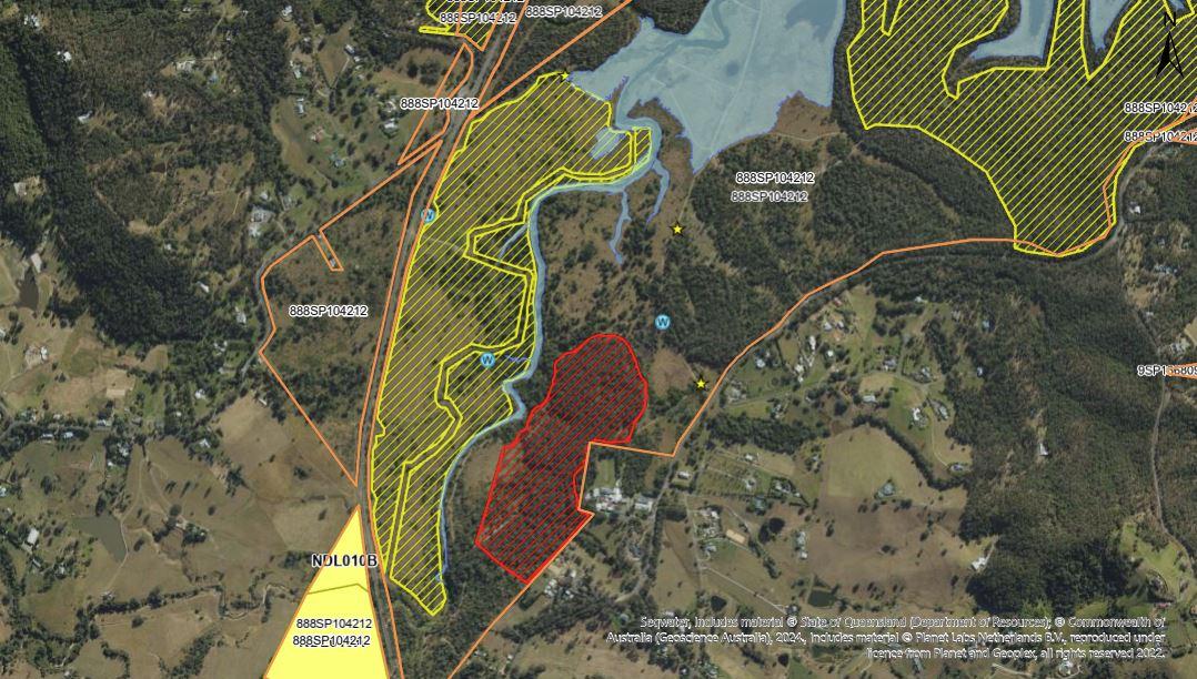 Planned burn along Samsonvale Road, North Pine Dam, on Wednesday 16 ...