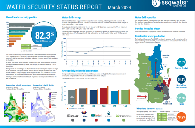 South East Queensland Water Security Program 2023 | Seqwater